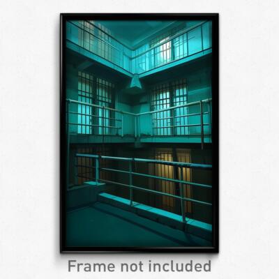 Art Poster - Realistic Jail (Psychedelic Trippy Weird 11x17 Print) | eBay