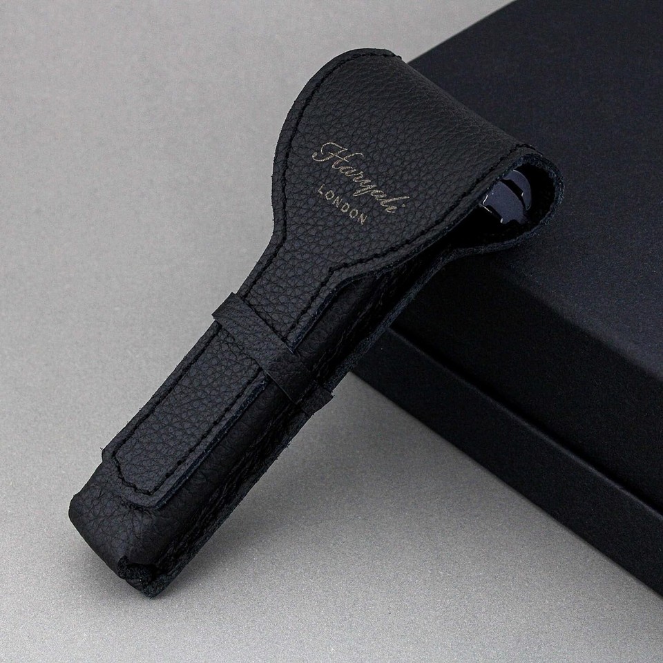 Leather 100% Protective Travel Case Cover DE Safety Double Edged ...