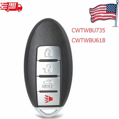 for Infiniti M35 M45 2006-2010 Remote Key Fob CWTWBU735 / CWTWBU618 ...
