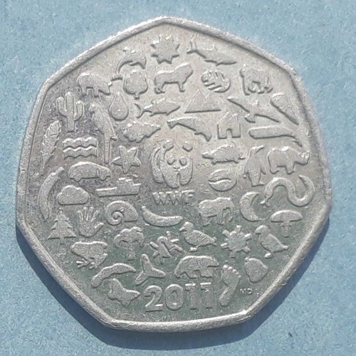 RARE 2011 WWF 50p FIFTY PENCE WORLD WILDLIFE FUND - COIN HUNT | eBay