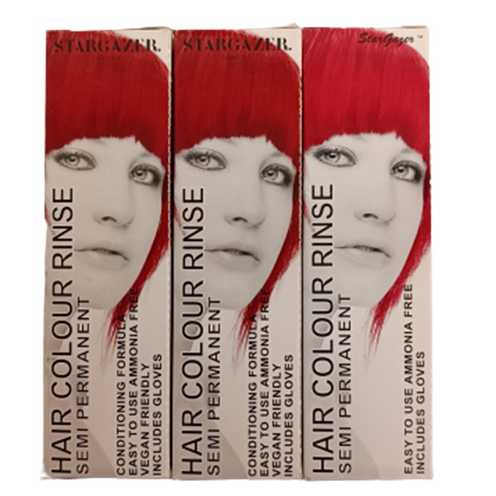 Stargazer Semi Permanent long-Lasting Hair Colour Dye Rinse Different ...