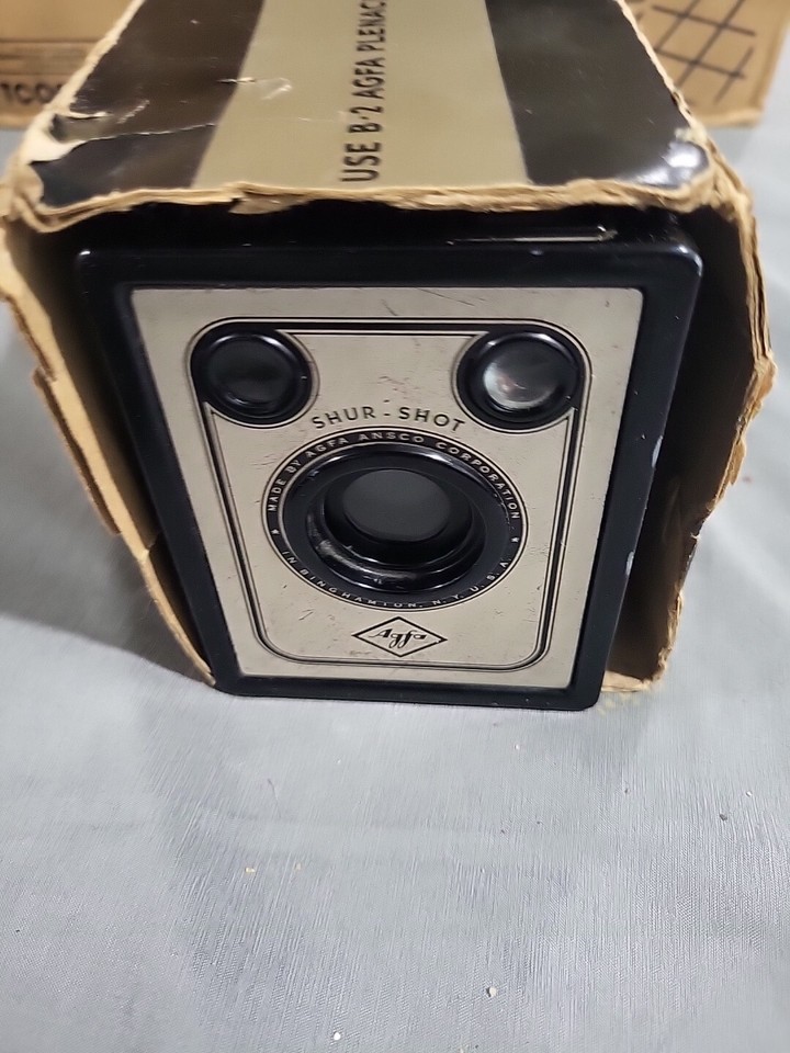 Vintage Agfa Ansco B-2 Shur Shot Box Camera | eBay