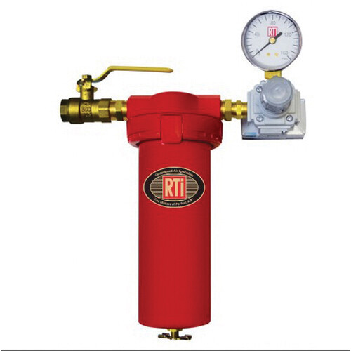 RTi EH4000 1/2" Desiccant Filter with 1/4" Regulator, Inverse-Flow ...