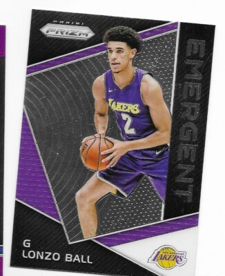2017-18 Prizm Emergent Rookie- Lonzo Ball Los Angeles Lakers, Bulls! | eBay