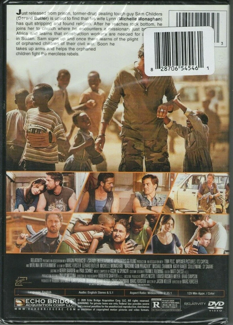 Machine Gun Preacher Dvd Cover