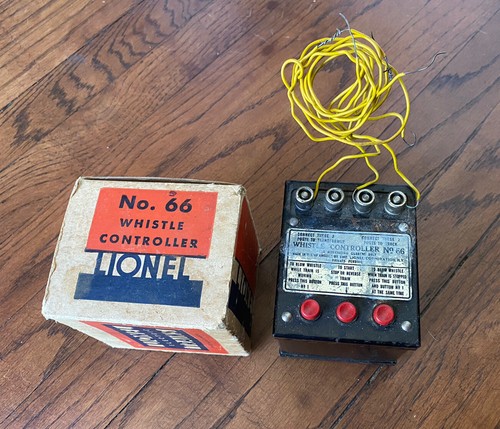 Vintage Lionel O Gauge 66 Whistle Controller With Box Packaging 3 ...