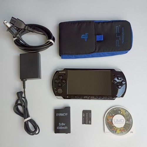 Sony PSP-3001 PlayStation Portable Console System w/ Memory Card Power ...