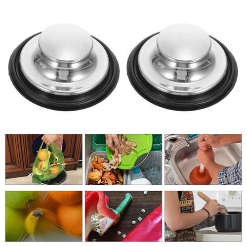 Garbage Disposal Plug Stopper Cover Sink Baffle Multi-functional Drain ...