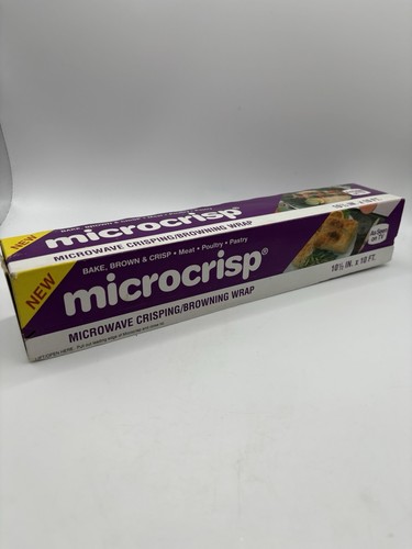 MICROCRISP Microwave Crisping Browning Wrap 10 Ft Roll 1 BOX NEW. As ...