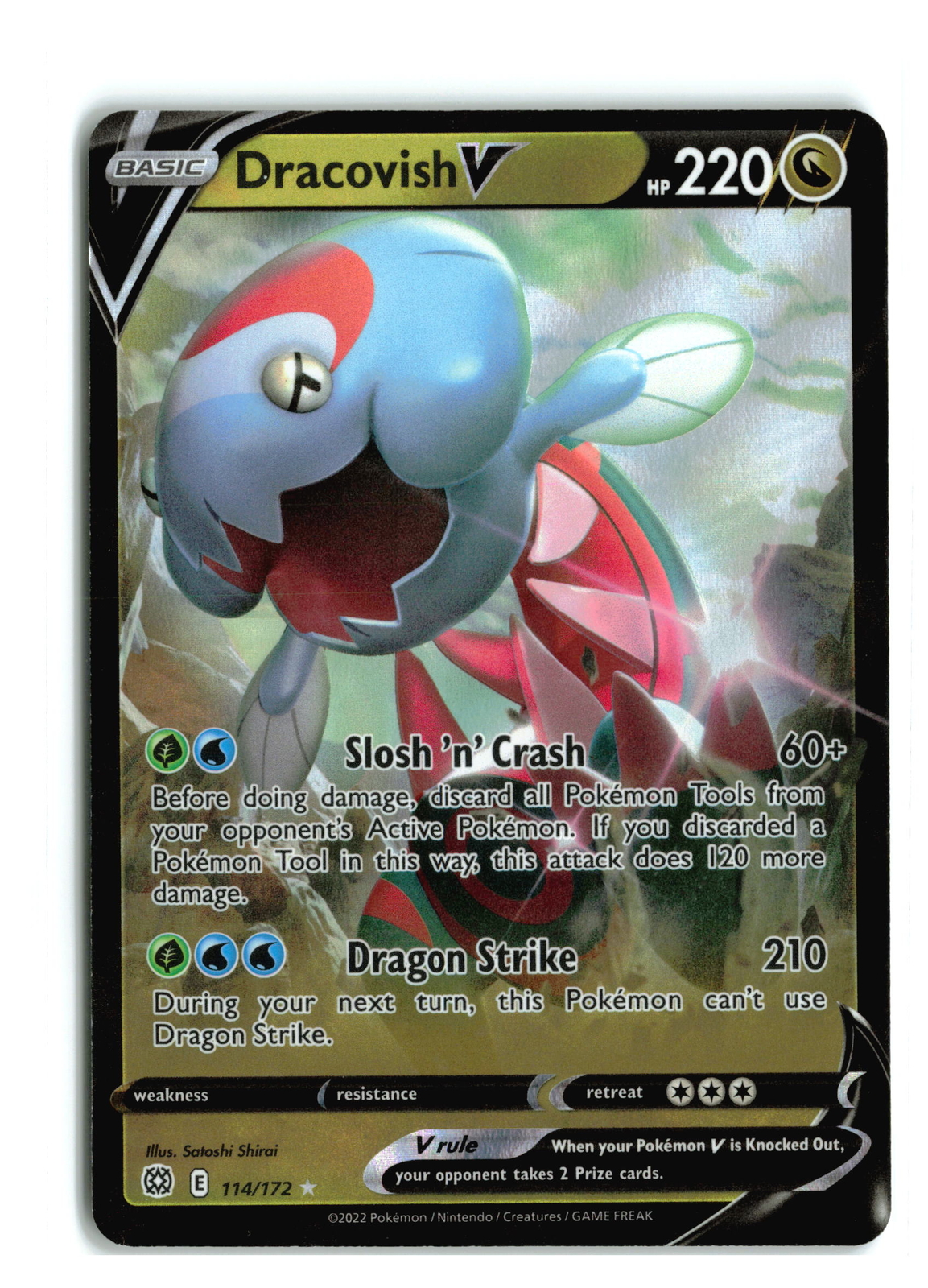 DRACOVISH V 114/172 BRILLANT STARS POKEMON TCG NM | eBay