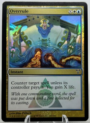 Overrule 120/180 Foil Dissension MTG NM | eBay