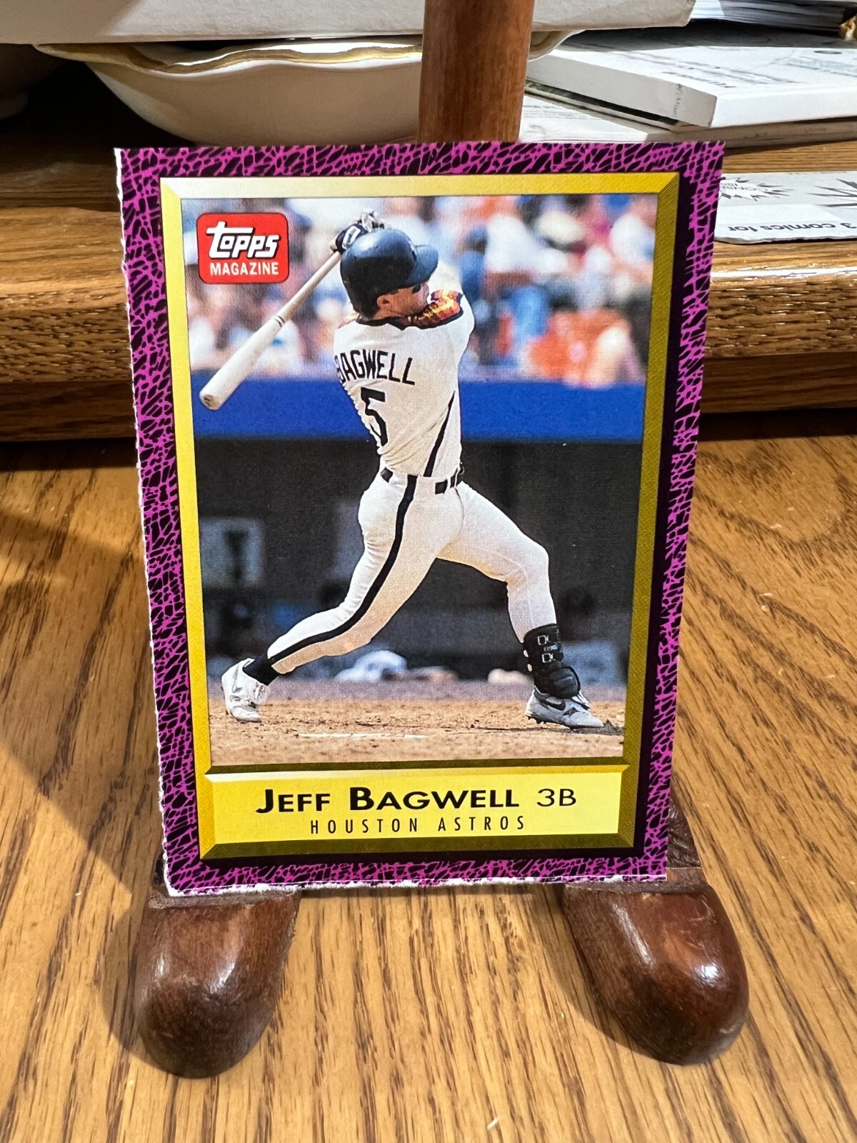 1991 Topps Magazine Jeff Bagwell Baseball Card #TM61 Houston Astros | eBay