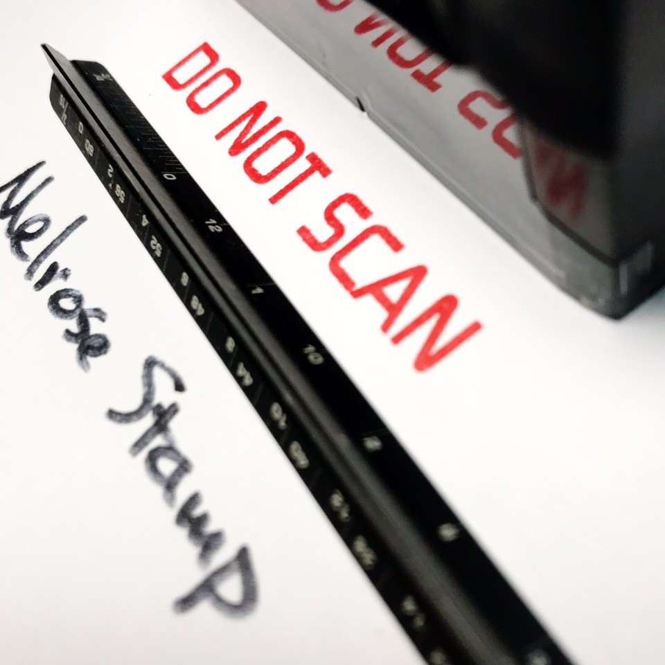 Do Not Scan Rubber Stamp Red Ink Self Inking Ideal 4913 | eBay