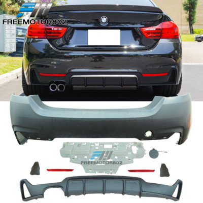 2014-2020 BMW F32 428i M-P Style Fit Rear Bumper Cover Conversion ...