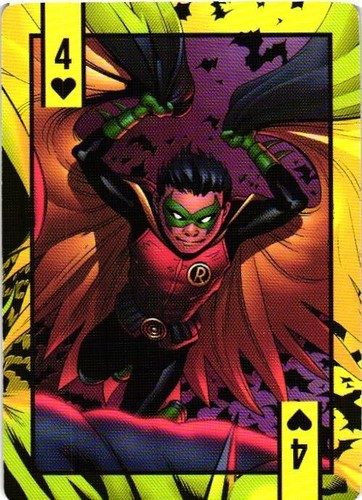 ROBIN FOUR OF HEARTS DC BATMAN COMICS Collectible Card Great Artwork | eBay