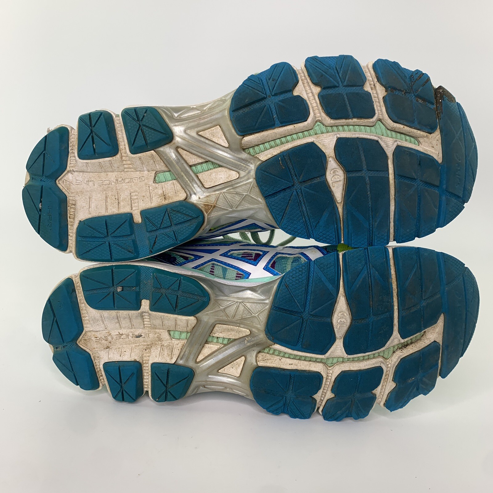 Asics Gel Sonic Fluid Ride Blue Green Sneakers T65CQ… - Gem