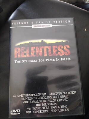 Relentless: The Struggle for Peace in Israel (DVD, 2003) NEW | eBay
