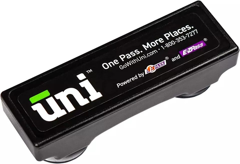 Uni EZ-Pass Transponder 19-State Portable Toll Pass, Activates in 24 ...