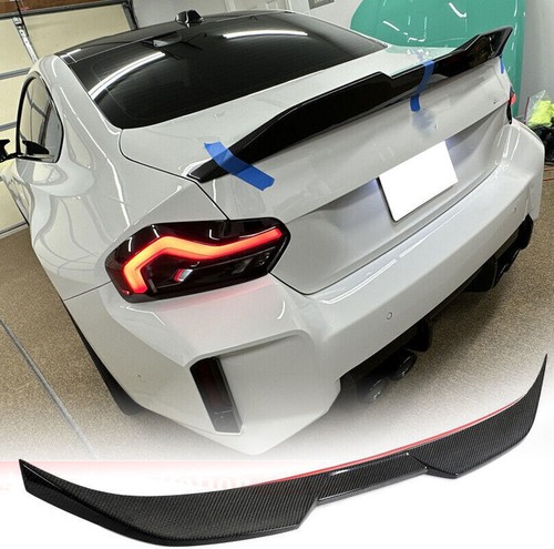 Fits BMW G42 G87 M2 220i 230i 2022-23 REAL CARBON Rear Trunk Spoiler ...