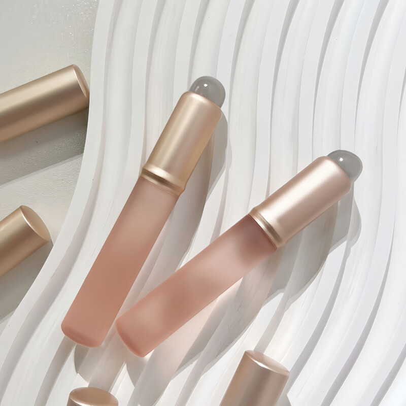 Portable Silicone Lip Applicator Elastic Lip Round Head Lip Brush With ...