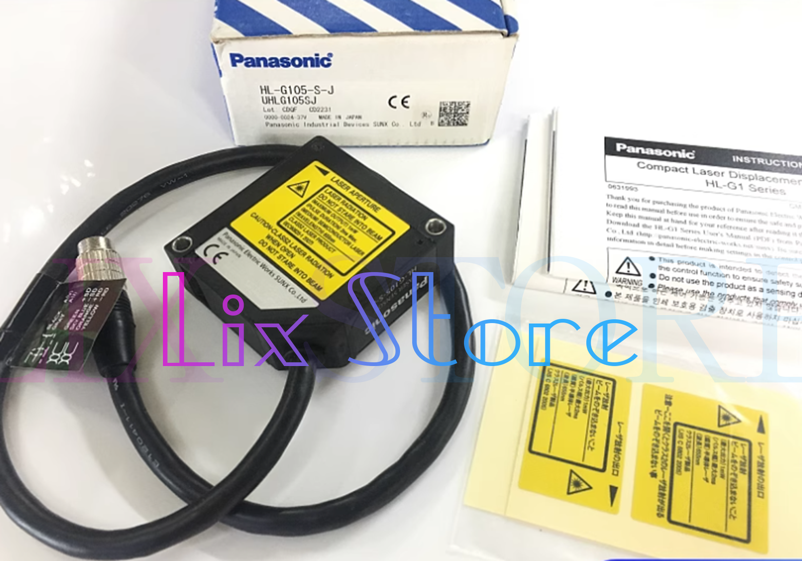 QTY:1 NEW Sensor HL-G105-S-J Laser Displacement Switch Fedex shipping ...
