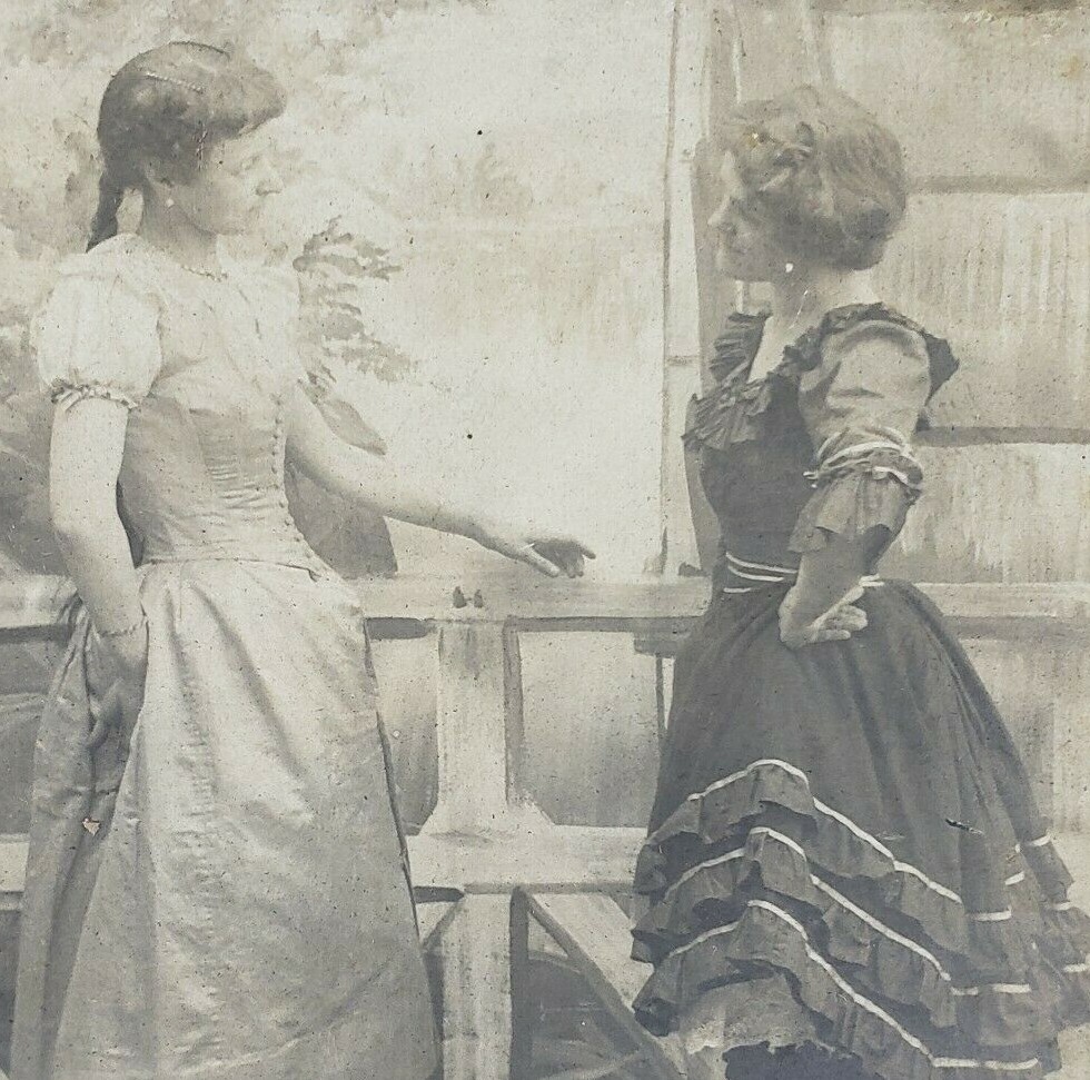 French Ballerina Dancers 1890s Victorian Portrait Photo France ...