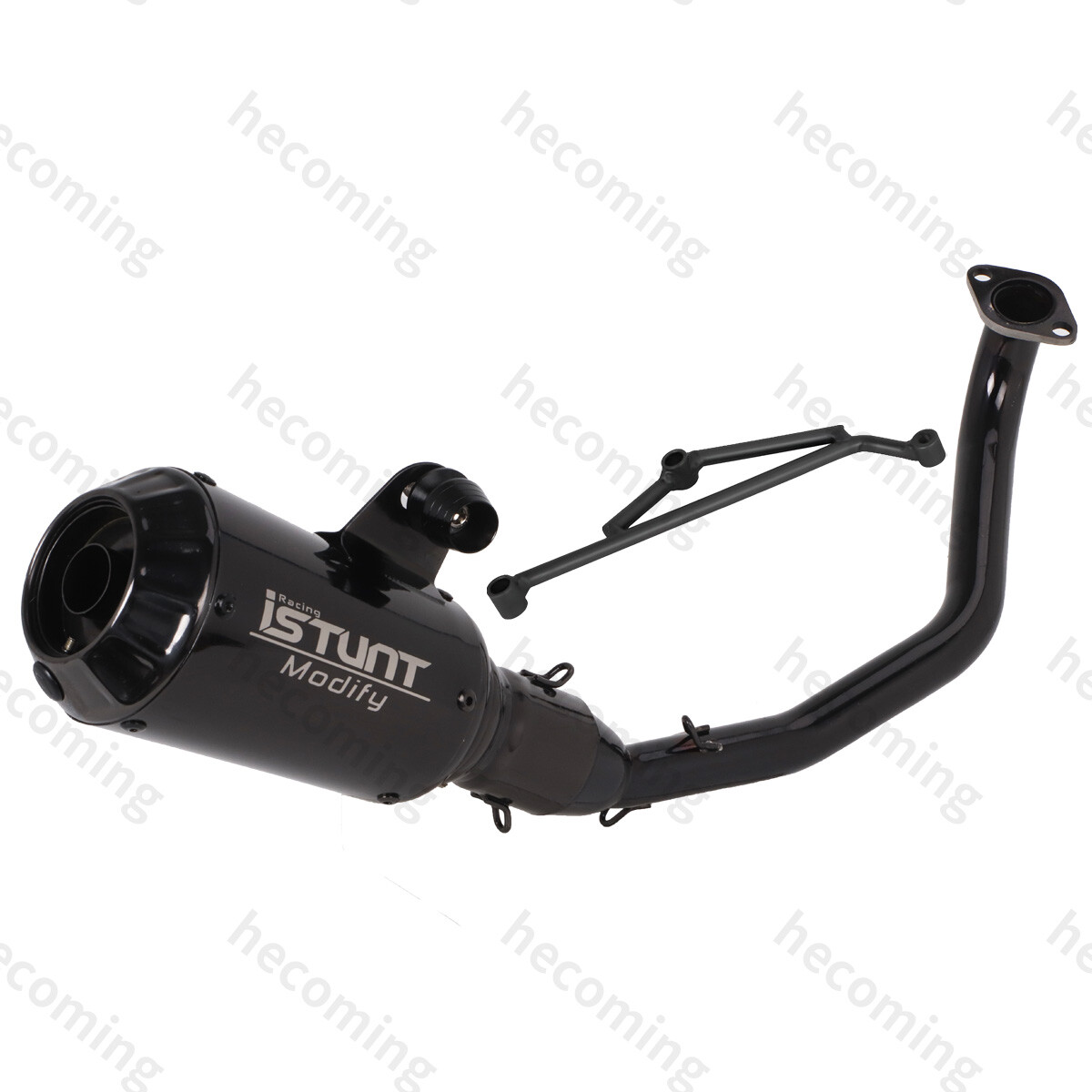 GY6 Exhaust 125cc gy6 150cc Full Exhaust System w Baffle gy6 Scooter ...