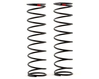 Team Associated RC8T4 Rear V2 Shock Spring Set (Red - 4.7lb/in) (2 ...