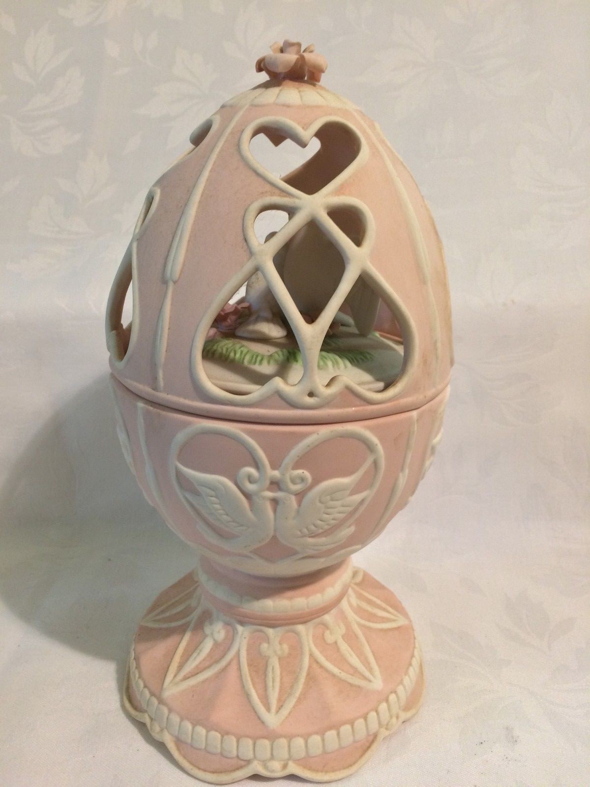 2003 SIMPLY ELEGANT AVON PORCELAIN DOVE MUSIC BOX 10 1/2" | eBay