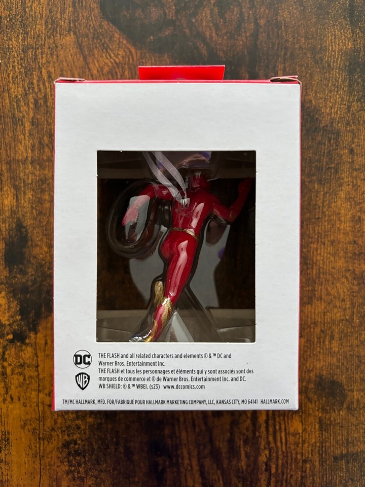 The Flash Hallmark Christmas Tree Ornament Holiday Decor DC Comics 2023 ...
