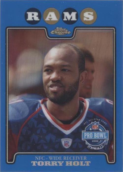 2008 Topps Chrome - Torry Holt #TC141 Blue Refractor for sale online | eBay