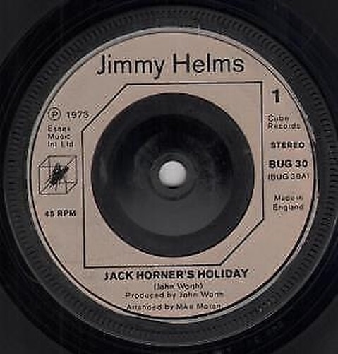 Jimmy Helms Jack Horner's Holiday 7" vinyl UK Cube 1973 BUG30 | eBay