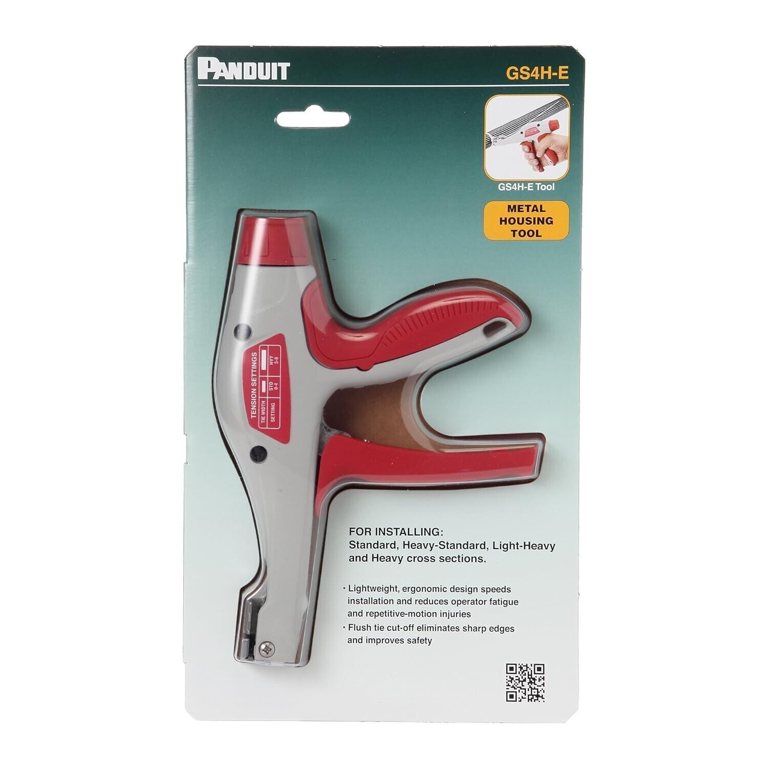 Panduit GS4H-E Manuelles Metallbindewerkzeug zum Bündeln von Bändern ...