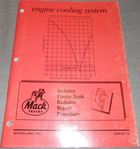 MACK DIESEL ENGINE COOLING SYSTEM REPAIR SHOP WORKSHOP SERVICE MANUAL ...