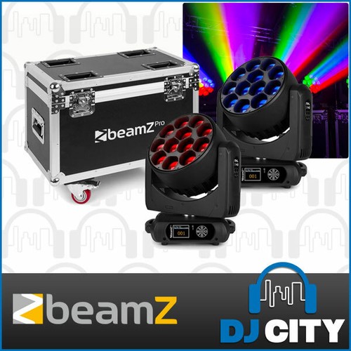 Beamz MHL1240 Moving Head Zoom 12x40W with Flight Case | eBay Australia