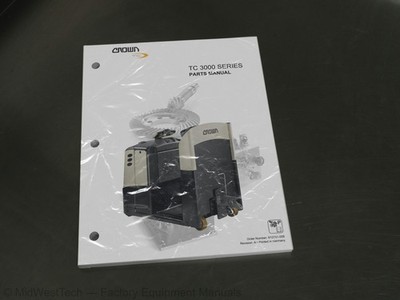 Crown TC 3000 Series Tow Tractor Parts Manual Catalog Exploded View ...
