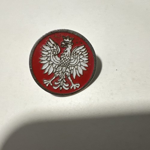 Polish Poland PL Eagle Emblem Coat of Arms metal pin Vintage | eBay