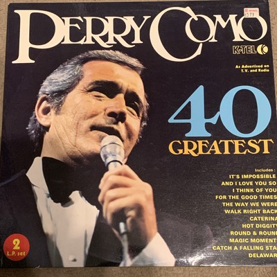 Perry Como: 40 Greatest 12" Vinyl Double LP 1975 NE700 | eBay UK