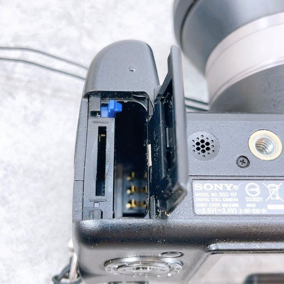 Sony Cyber-shot DSC-H7 Black Compact Camera with Carl Zeiss Lens Used ...