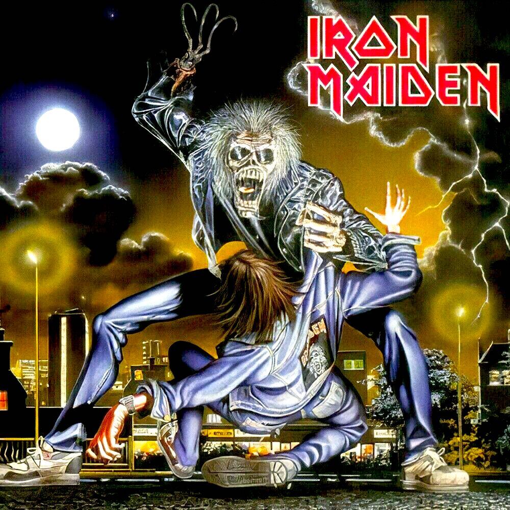Iron Maiden Debut Album Premium Poster Flag Official