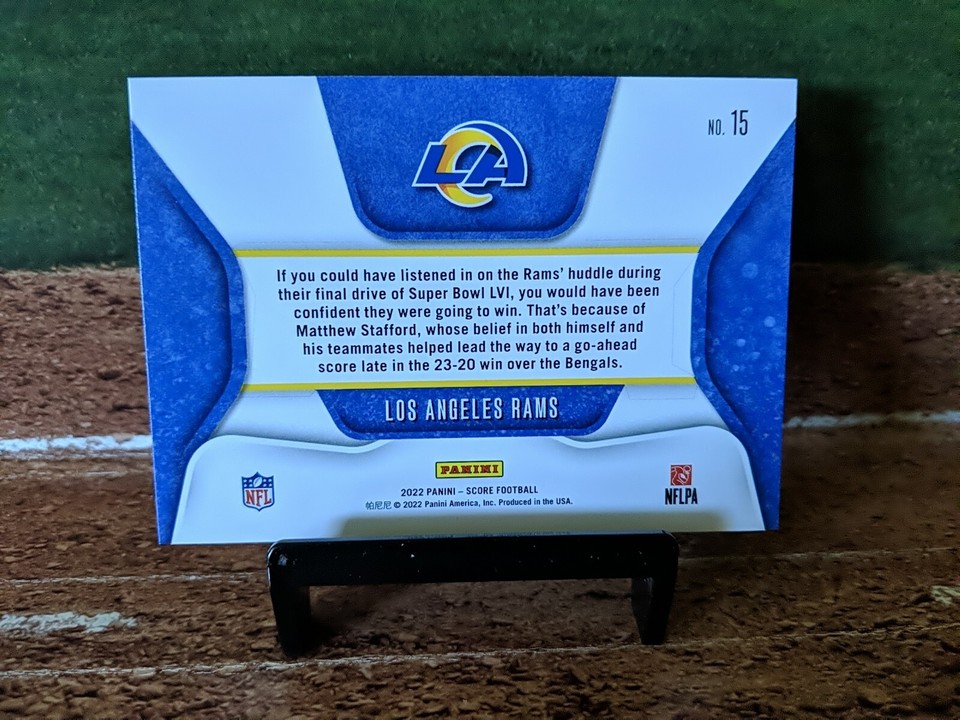 2023 Panini Score #15 Los Angeles Rams -Huddle Up- Football Card | eBay