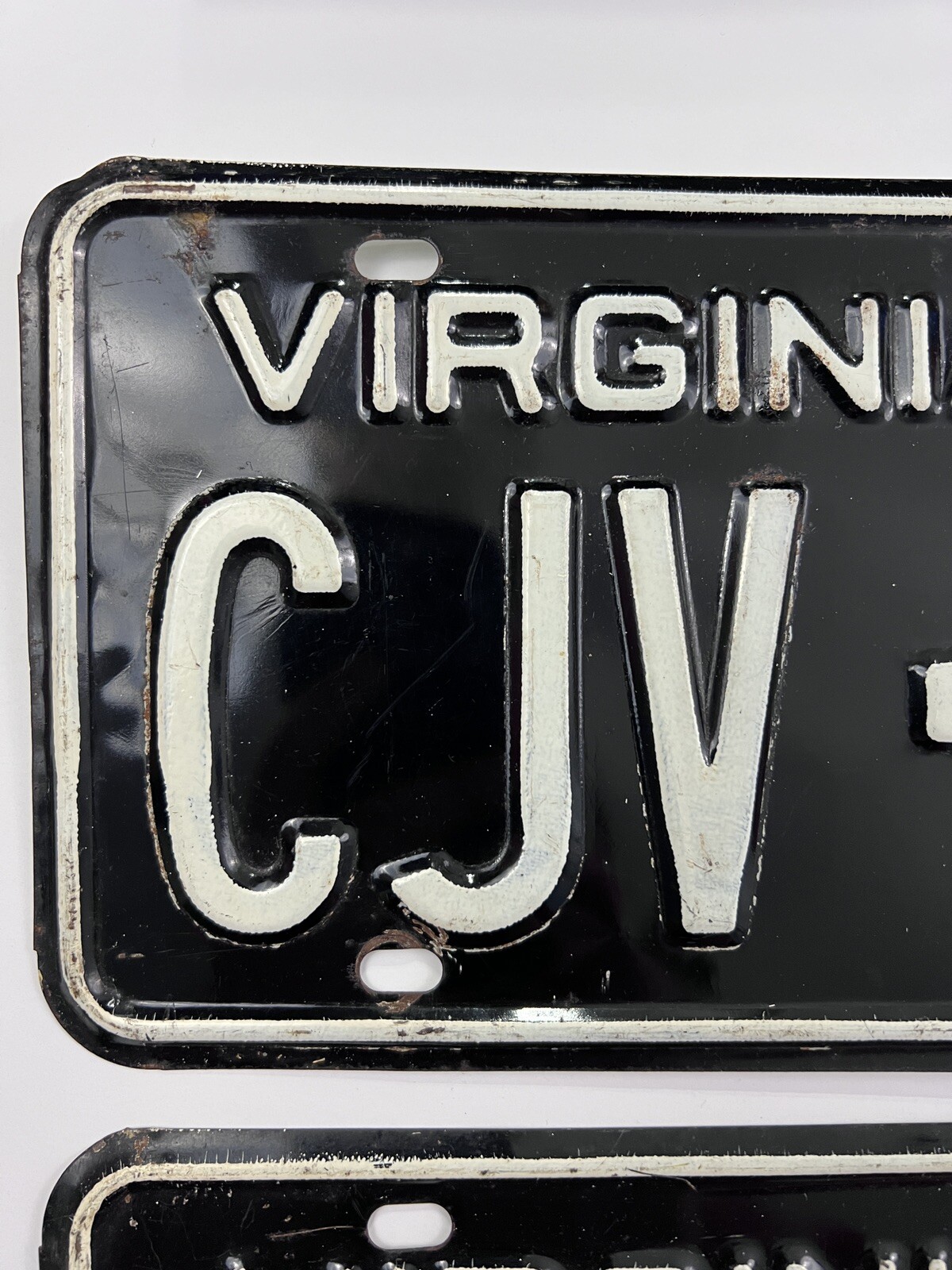 VINTAGE 1972 VIRGINIA VA ANTIQUE AUTOMOTIVE LICENSE PLATE PAIR Set Of 2 ...