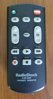 RadioShack 3-IN-ONE POCKET REMOTE 15-1990 | eBay