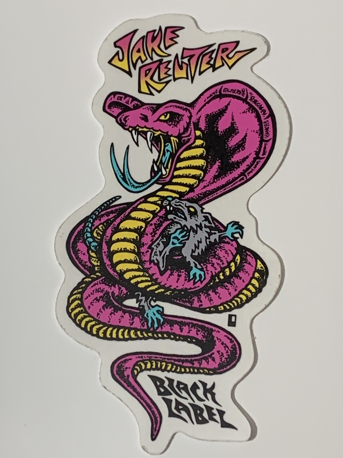 Vintage Black Label Skateboard Sticker NOS | eBay