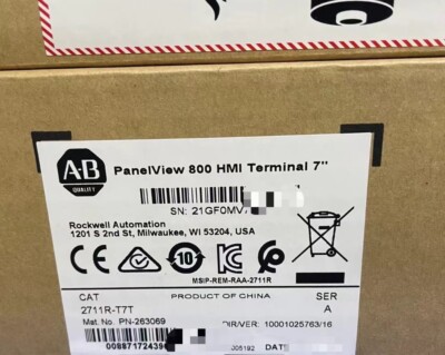 AB 2711R-T7T PANELVIEW 800 7-INCH HMI TERMINAL New Factory Sealed | eBay