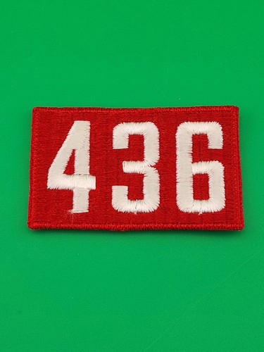 Troop Number 436 Red & White Patch BSA Boy Scouts Of America NEW | eBay