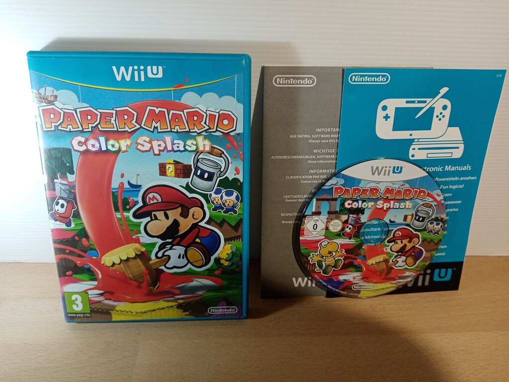 Paper Mario Color Splash Wii U - Prix - Photo - Présentation