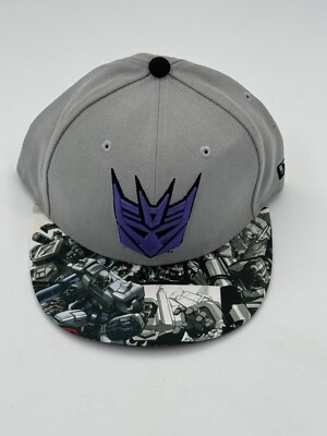 Transformers Decepticon Cybertron Baseball Cap Hat New Era 7 1/2 Visor ...