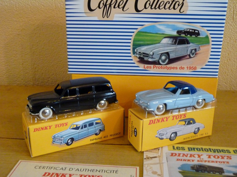 Coffret collector Les prototypes de 1958 ref 24 FH au 1/43 de dinky ...