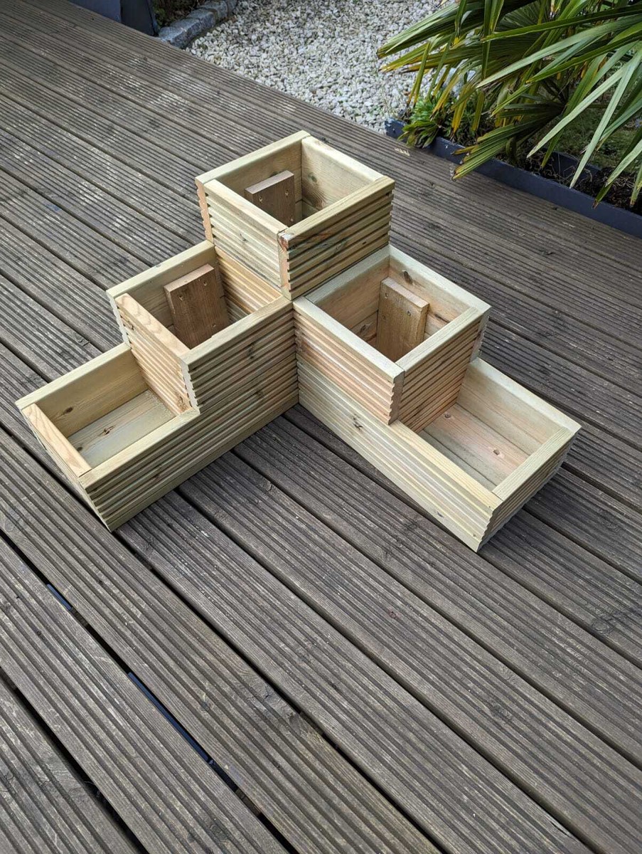 Composite Deck Flower Containers